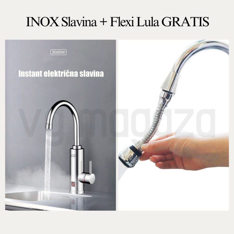 Električna instant slavina vrhunskog INOX kvaliteta VG Magaza